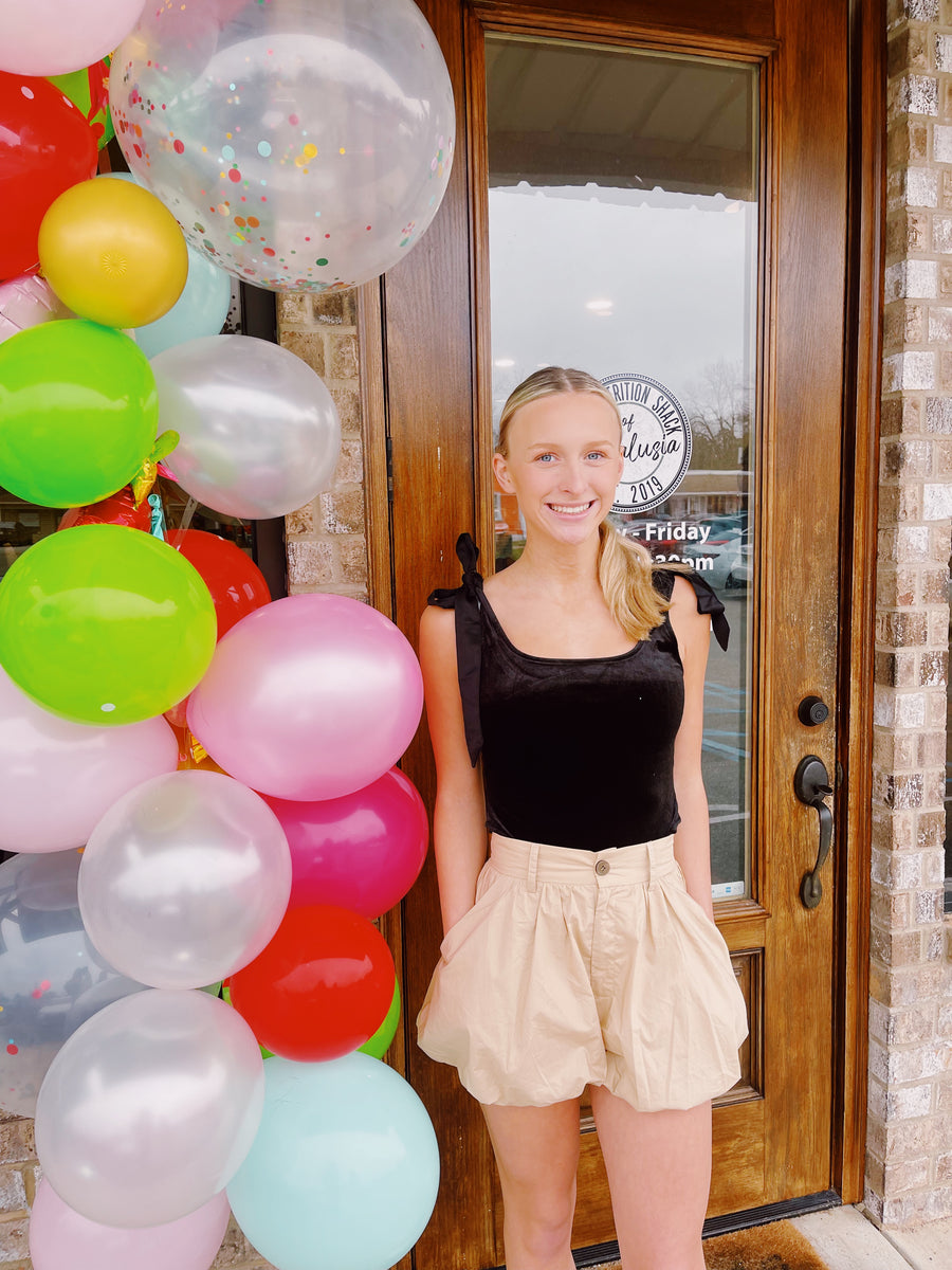 Tan Bubble Skort – Shop Nineteen Boutique